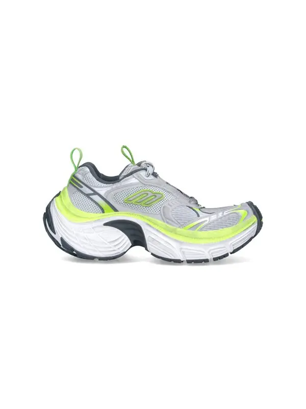 Balenciaga Chunky Mesh Athletic Sneakers - Grey