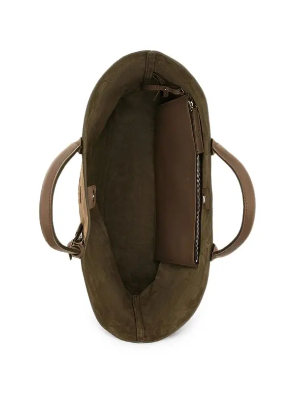 Hogan Address Medium Leather Tote Bag