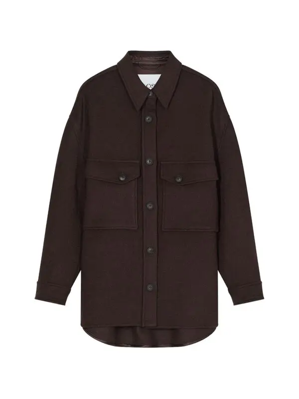 Closed Wool Blend Oversized Shirt