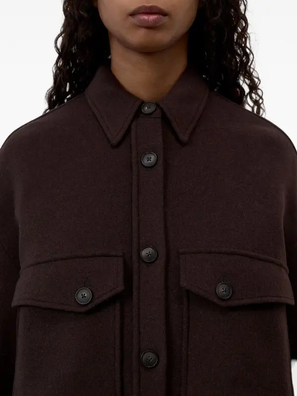 Closed Wool Blend Oversized Shirt