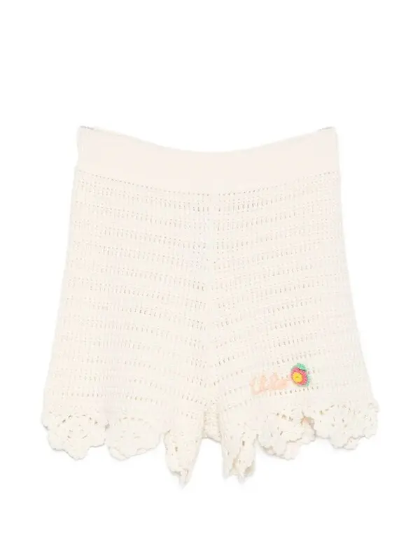 Chloé Cotton Knit Shorts