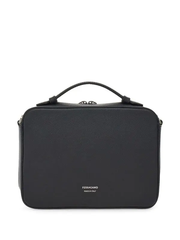 FERRAGAMO Gancini Leather Crossbody Bag