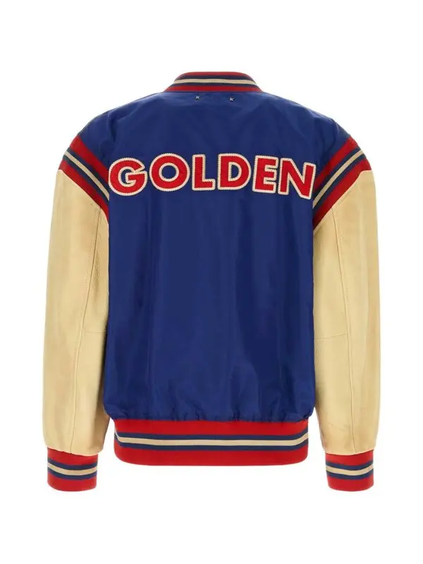 GOLDEN GOOSE Patch Detail Nylon Bomber Jacket