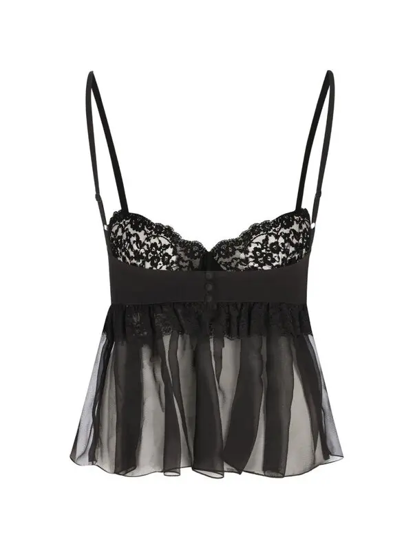 Chloé Silk Lingerie Top