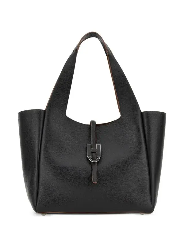 Hogan Trenc Leather Tote Bag