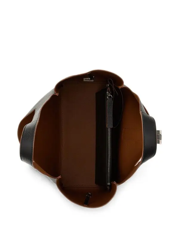 Hogan Trenc Leather Tote Bag