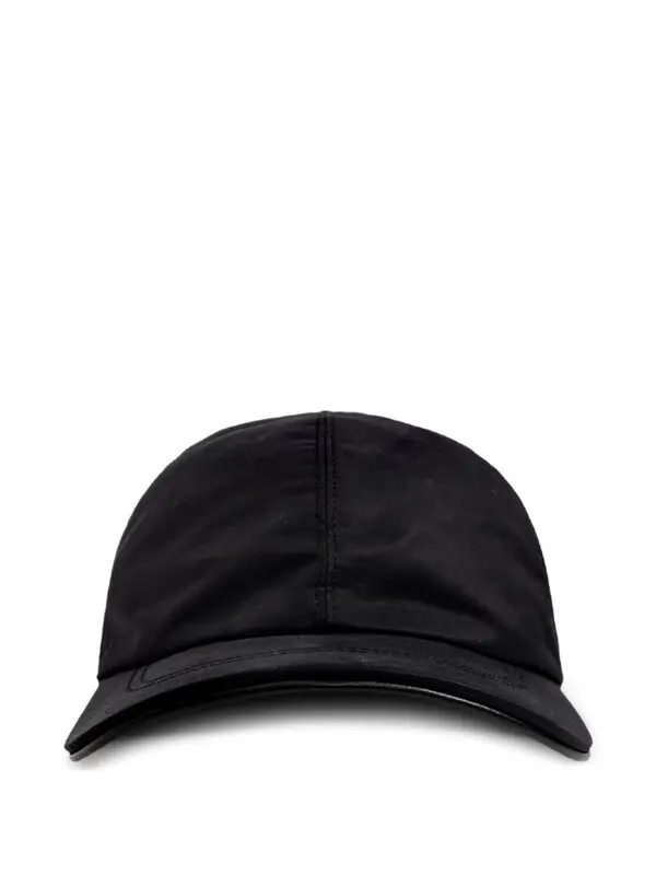 FERRAGAMO Cotton Blend Baseball Cap - Black