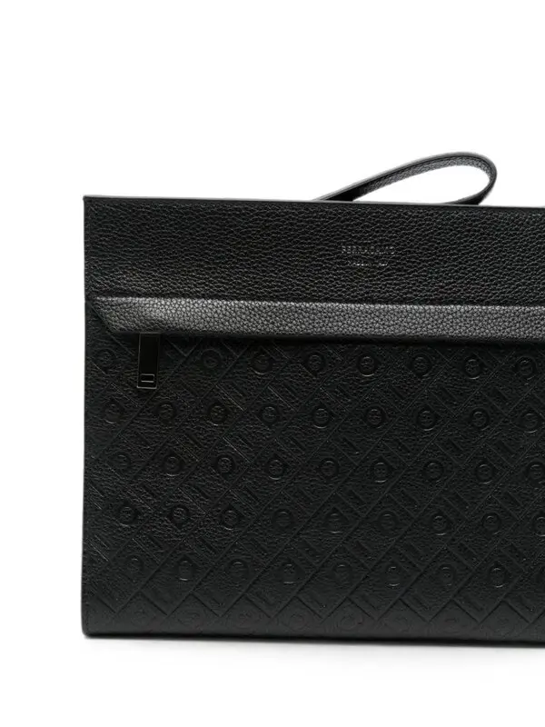 FERRAGAMO Monogram Leather Pouch