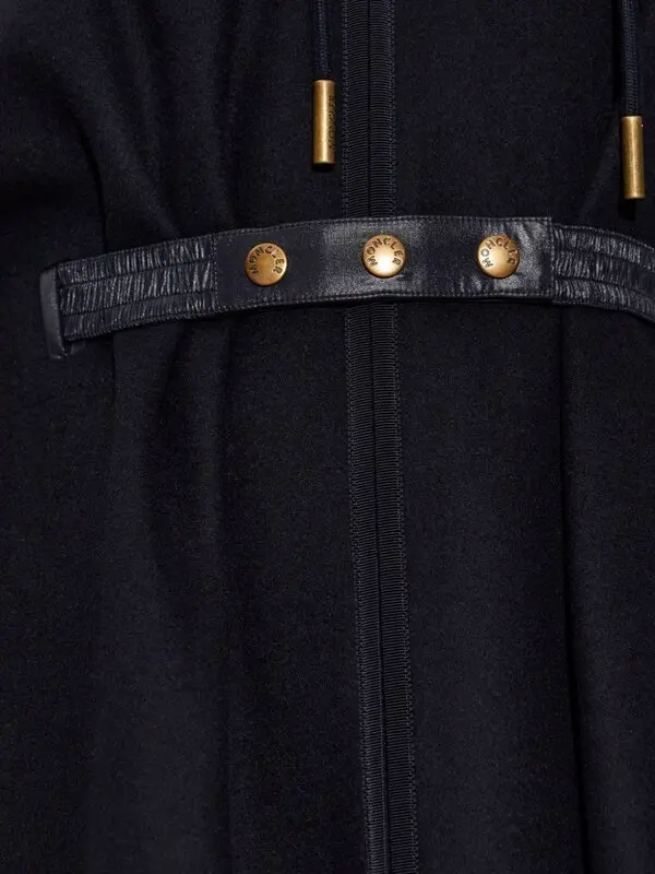 Moncler Wool Hooded Cape