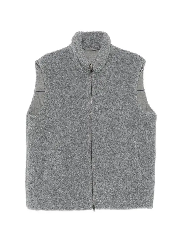 Herno Flannel Zipped Vest