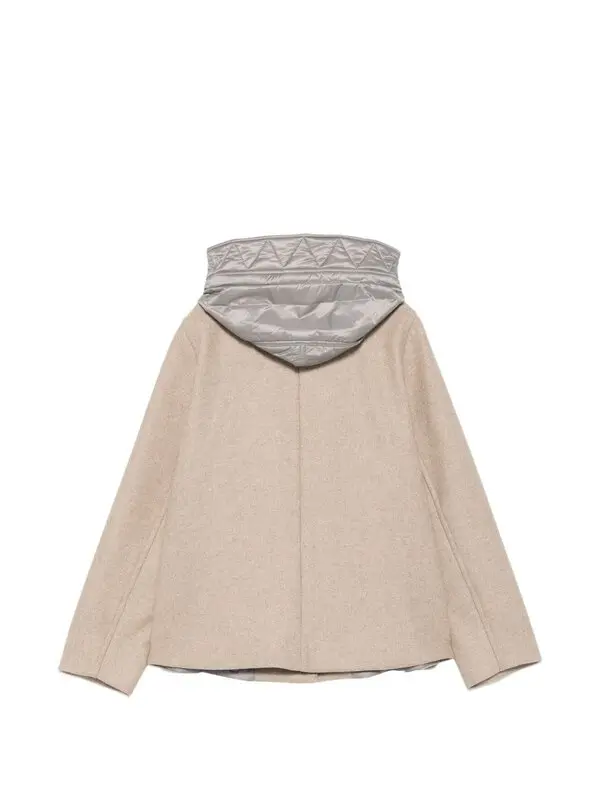 FAY Wool Hooded Cape