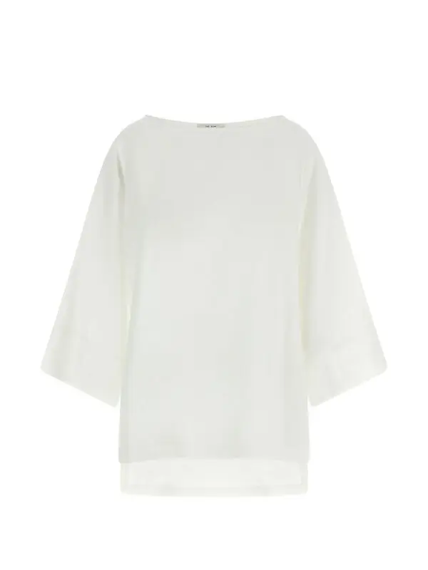THE ROW Junia Cotton Blouse