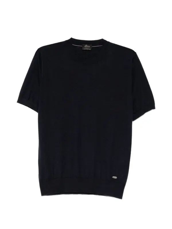Brioni Cashmere And Silk Blend T-shirt