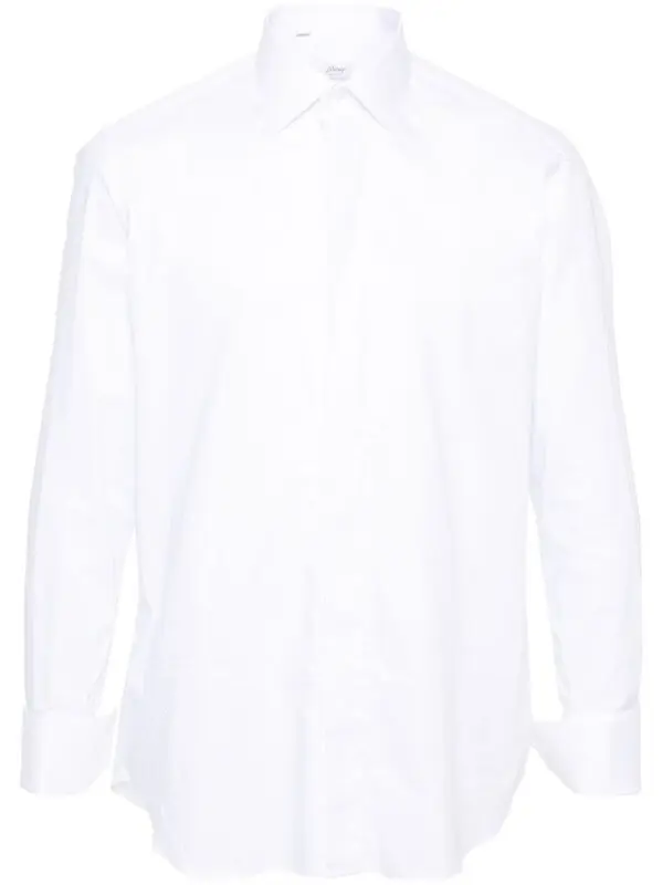 Brioni Cotton Shirt - White