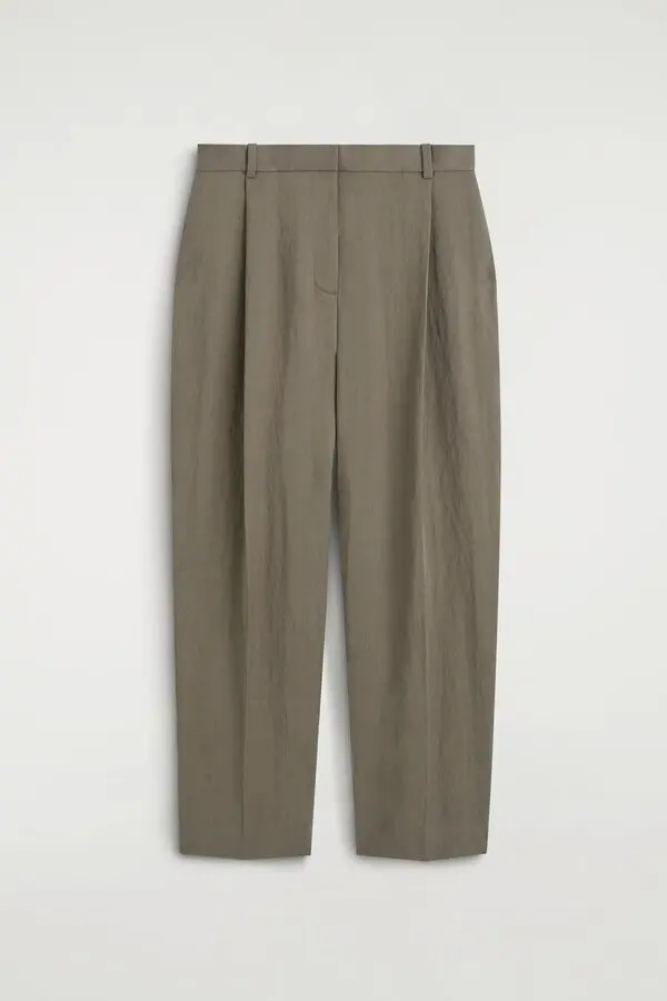 Cos Fluid Pleated Straight-leg Pants