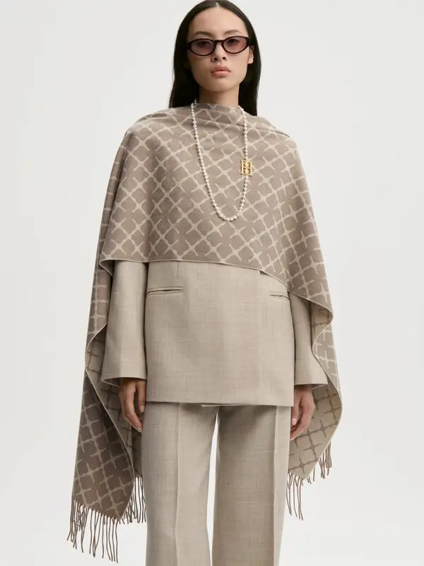 BY MALENE BIRGER Ortega Cashmere-blend Scarf - Fosil