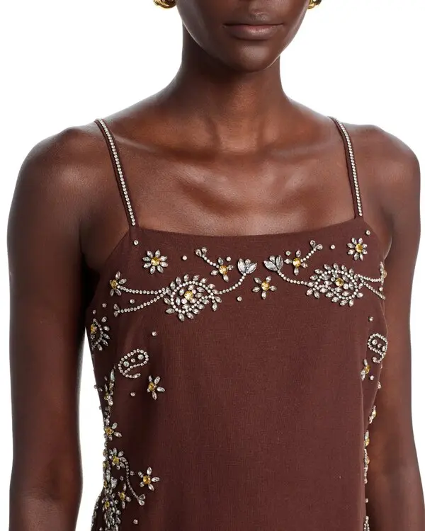 Elie Tahari Embellished Mini Dress