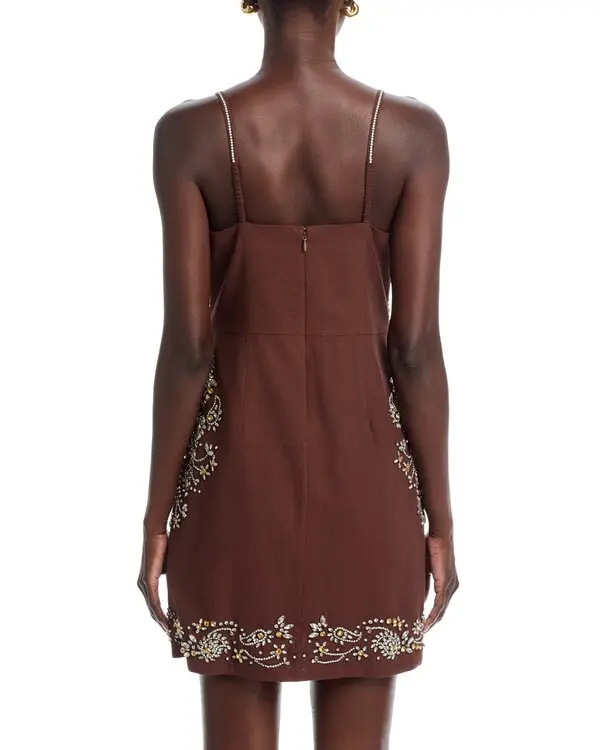 Elie Tahari Embellished Mini Dress