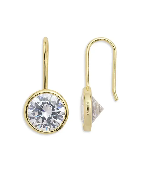 Baublebar Fallon Bezel Earrings - Gold