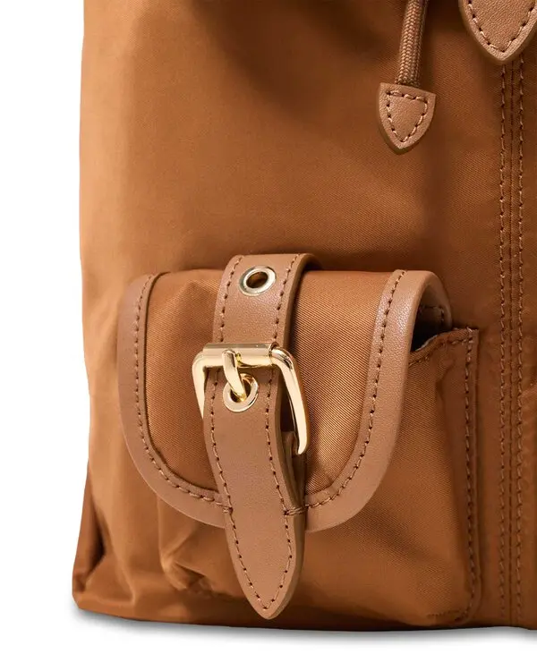 Maje Miss M Nylon & Leather Backpack