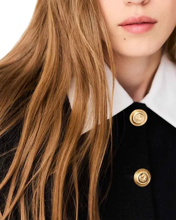 Maje Vilynette Short Tweed Jacket