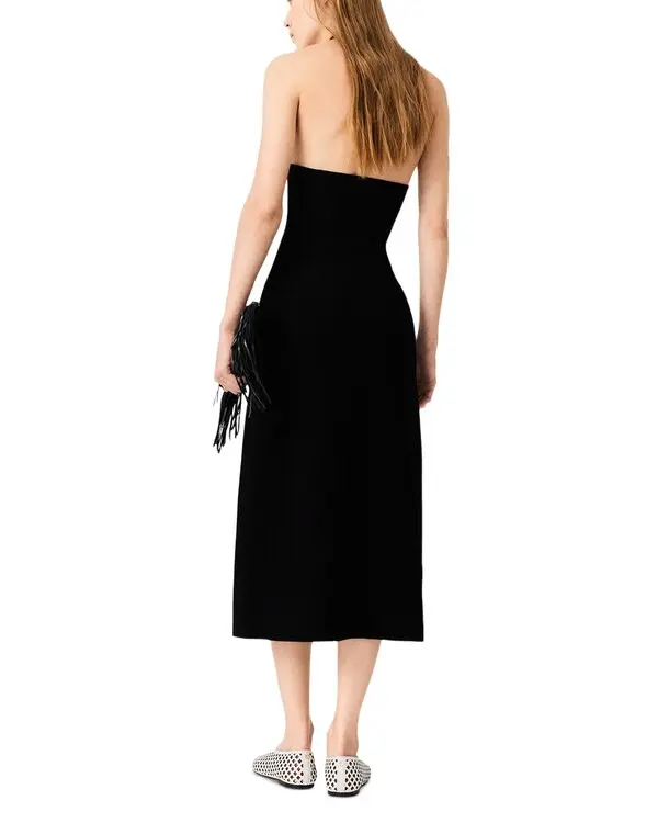 Maje Floral Jewel Midi Dress