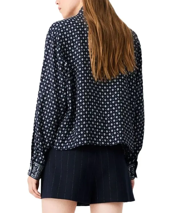 Maje Citeston Embellished Shirt