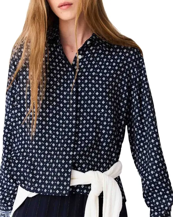 Maje Citeston Embellished Shirt