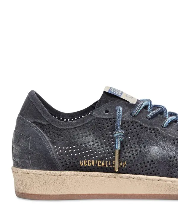 GOLDEN GOOSE Ball Starforated Suede Sneakers