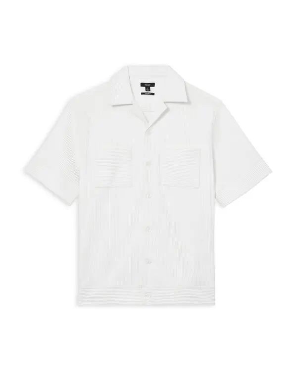 REISS Ribbed Cuban Shirt