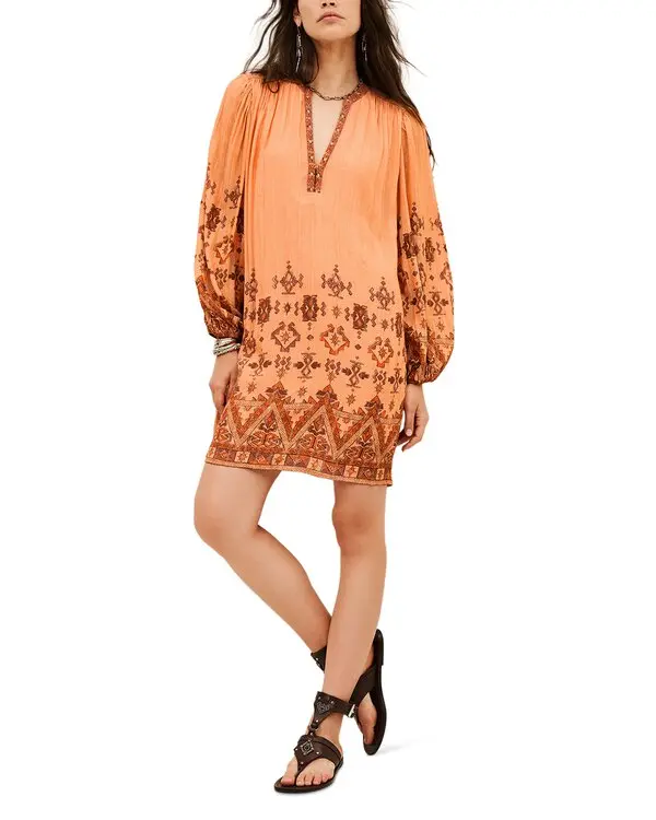 Ba&sh Zola Long Sleeve Tunic Dress