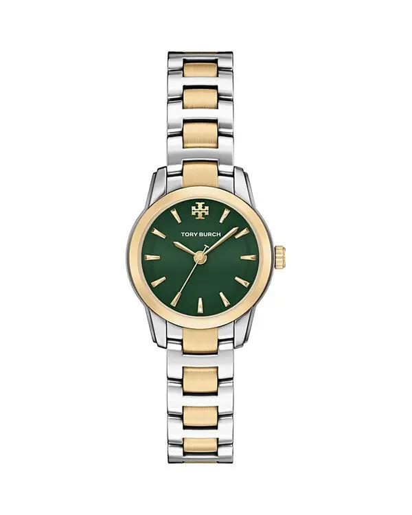 Tory Burch Small Miller Watch, 28mm - Green/multi