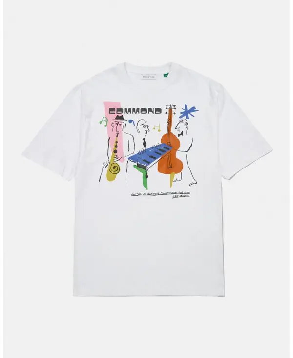 EDMMOND STUDIOS Cassette Print T-shirt - Plain White