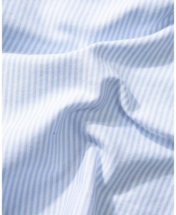 EDMMOND STUDIOS Duck Logo Striped Oxford Shirt