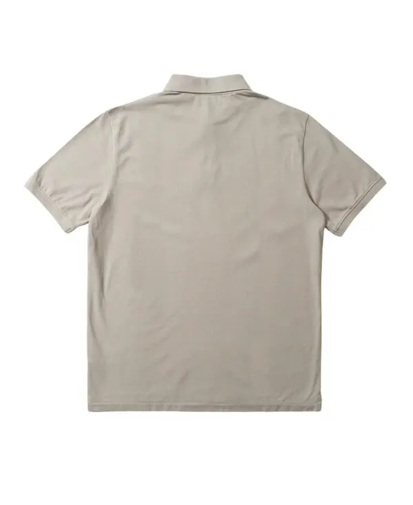 EDMMOND STUDIOS Duck Logo Pique Polo Shirt - Plain Taupe