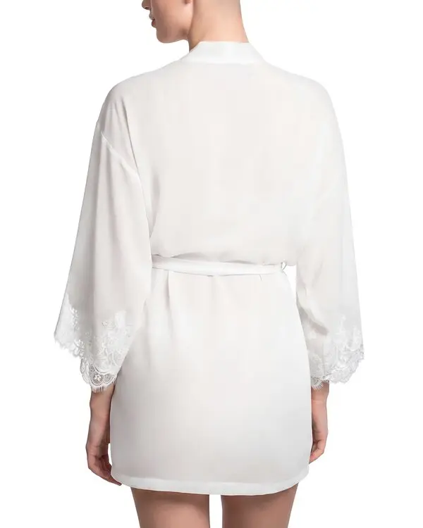 IN BLOOM BY JONQUIL Chiffon Wrap Robe - Ivory