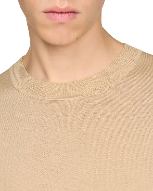Sandro Pablo Cotton Short Sleeve Knitted Tee