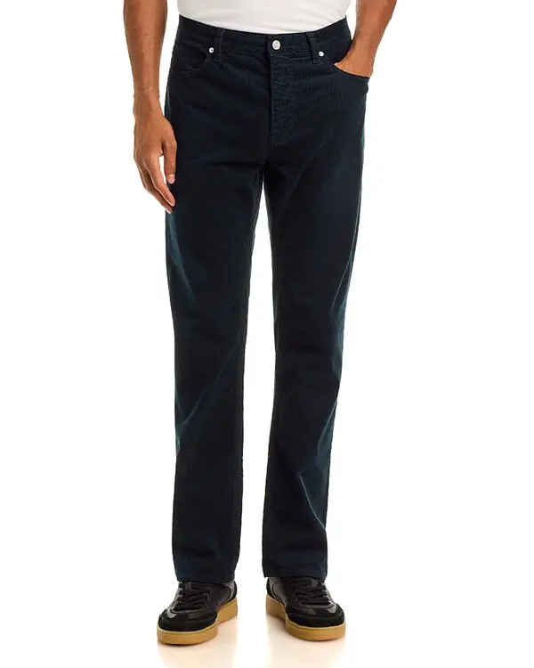 FRAME Modern Straight Corduroy 32.5 Pants - Dark Navy