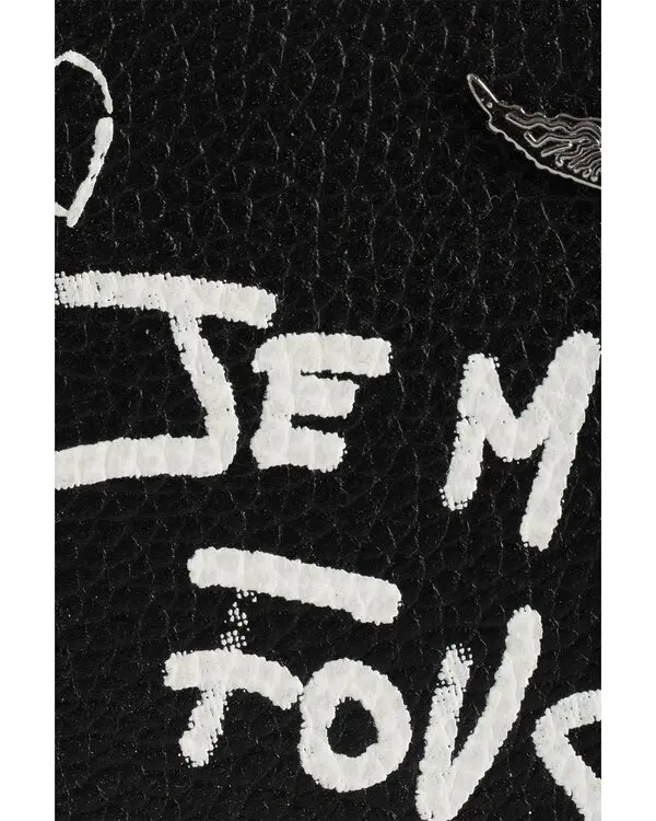 Zadig&Voltaire Arty Tag Grained Leather Card Case