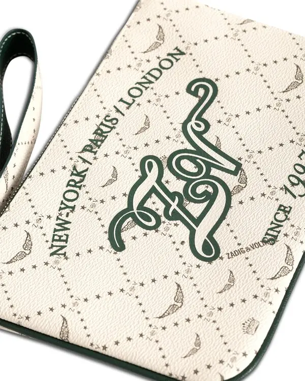 Zadig&Voltaire Z Pouch Monogram Canvas Pouchette