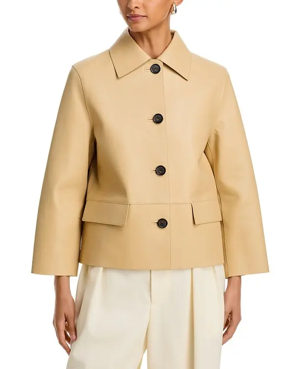 TOTEME Bonded Leather Jacket