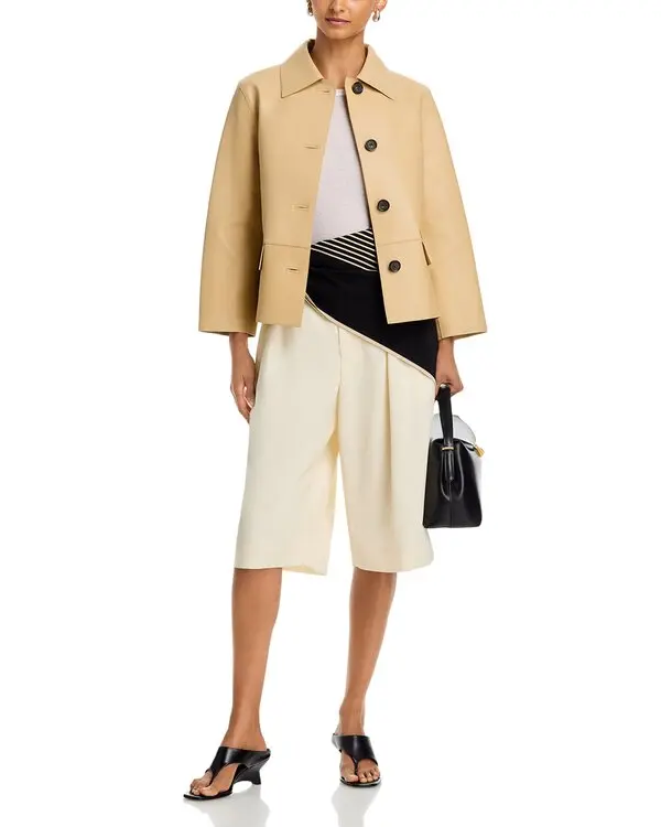 TOTEME Bonded Leather Jacket