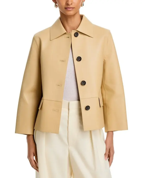 TOTEME Bonded Leather Jacket