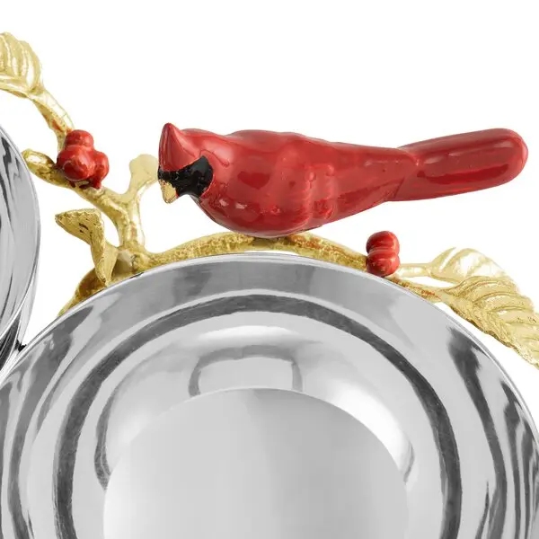 Michael Aram Cardinal Double Bowl