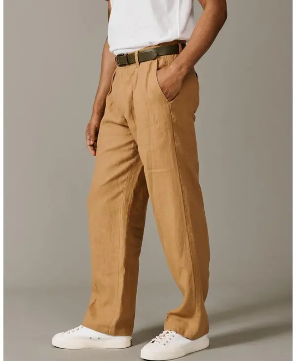 Aubin Belvedere Relaxed Linen Trousers