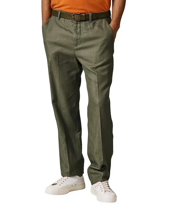 Aubin Axholme Slim Leg Suit Trouser - Khaki