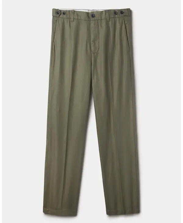 Aubin Axholme Slim Leg Suit Trouser - Khaki