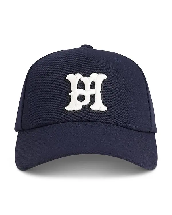 Hudson Jeans Embroidered Logo Baseball Cap - Jet Black