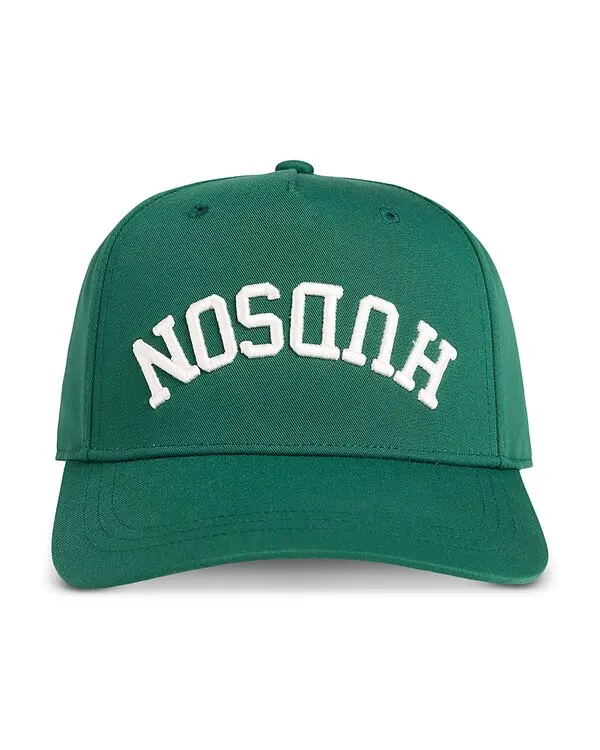 Hudson Jeans Embroidered Logo Baseball Cap - Black Forest