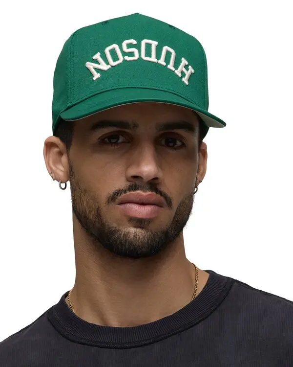 Hudson Jeans Embroidered Logo Baseball Cap